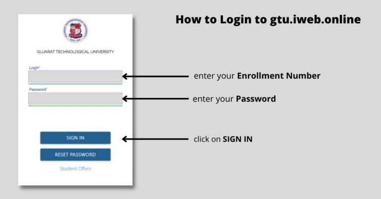 GTU Student Portal 2024 Login, Exam Hall Ticket, Result, & Placement ...